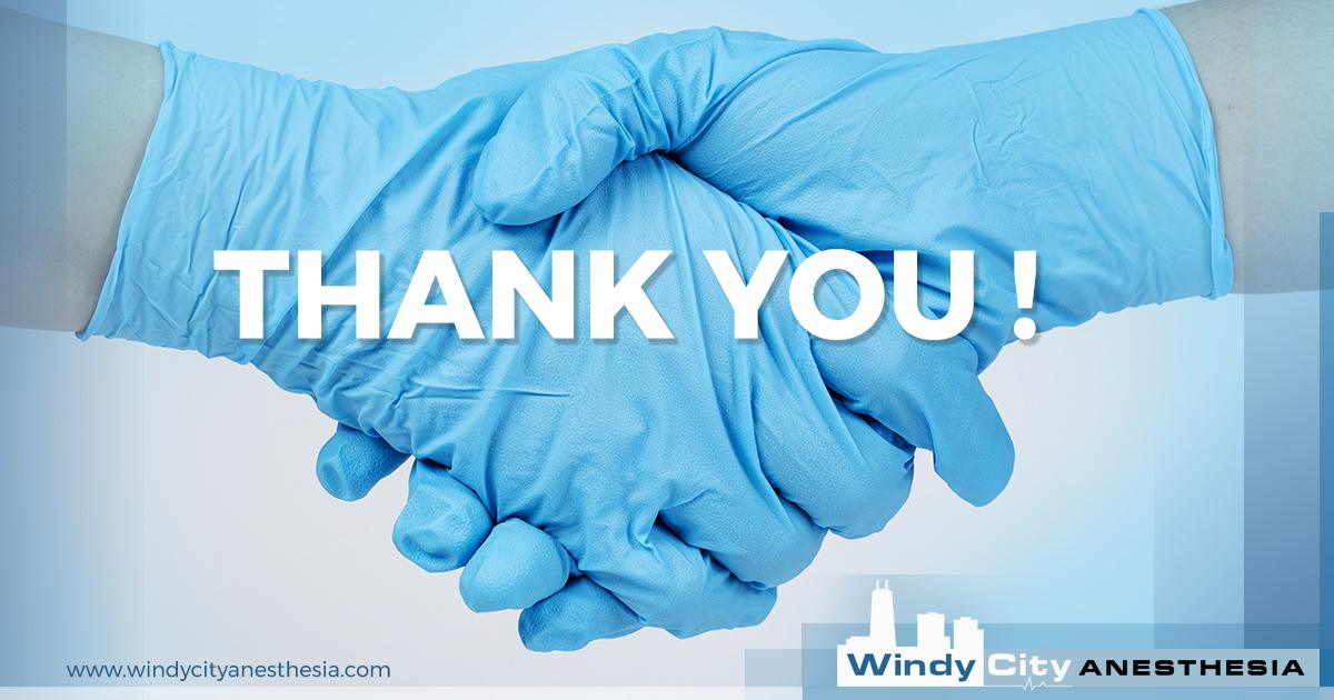 Windy City Anesthesia thanks you for another year of trust!